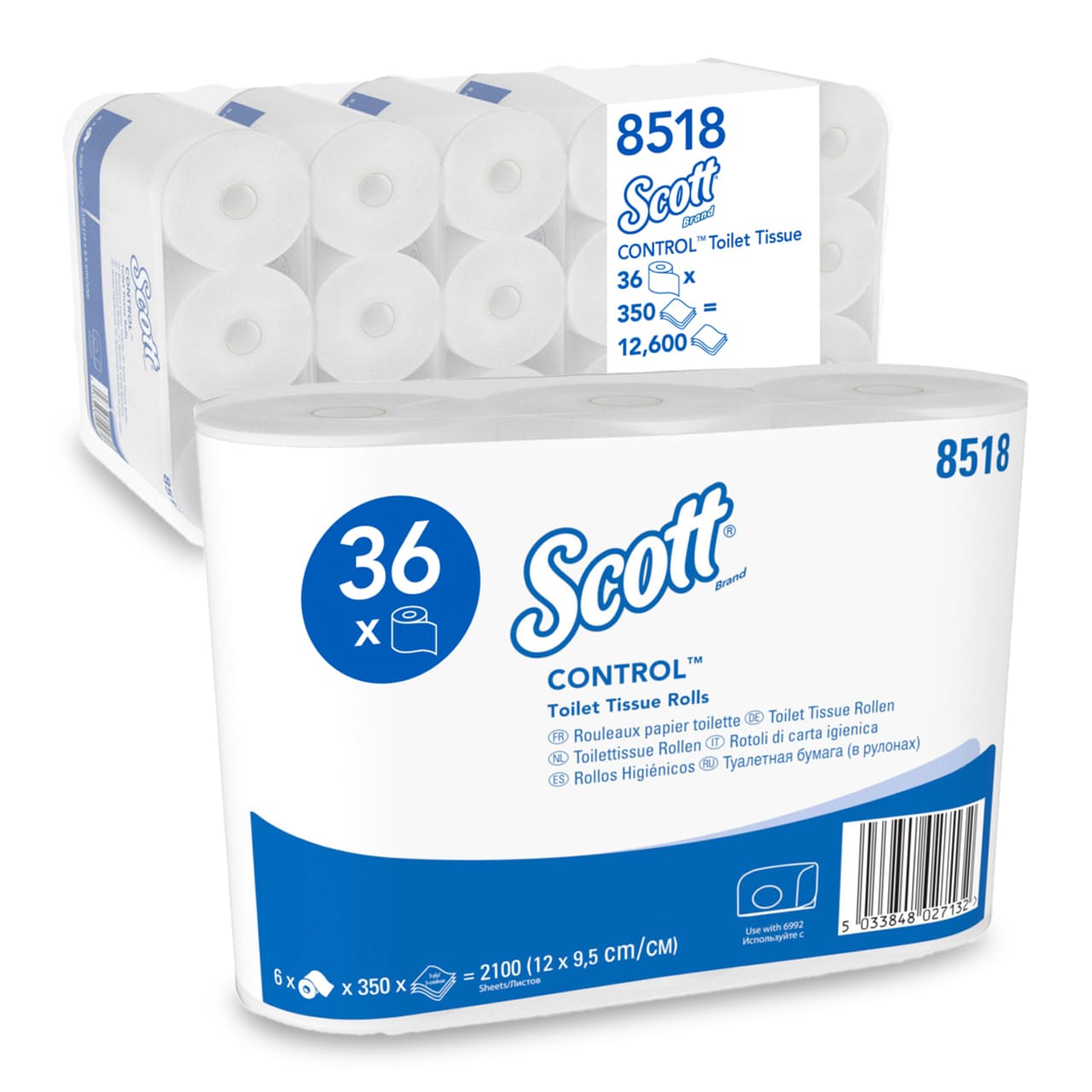 Papier toilette - Scott Control - Petit rouleau ⇒ acheter chez DELTA