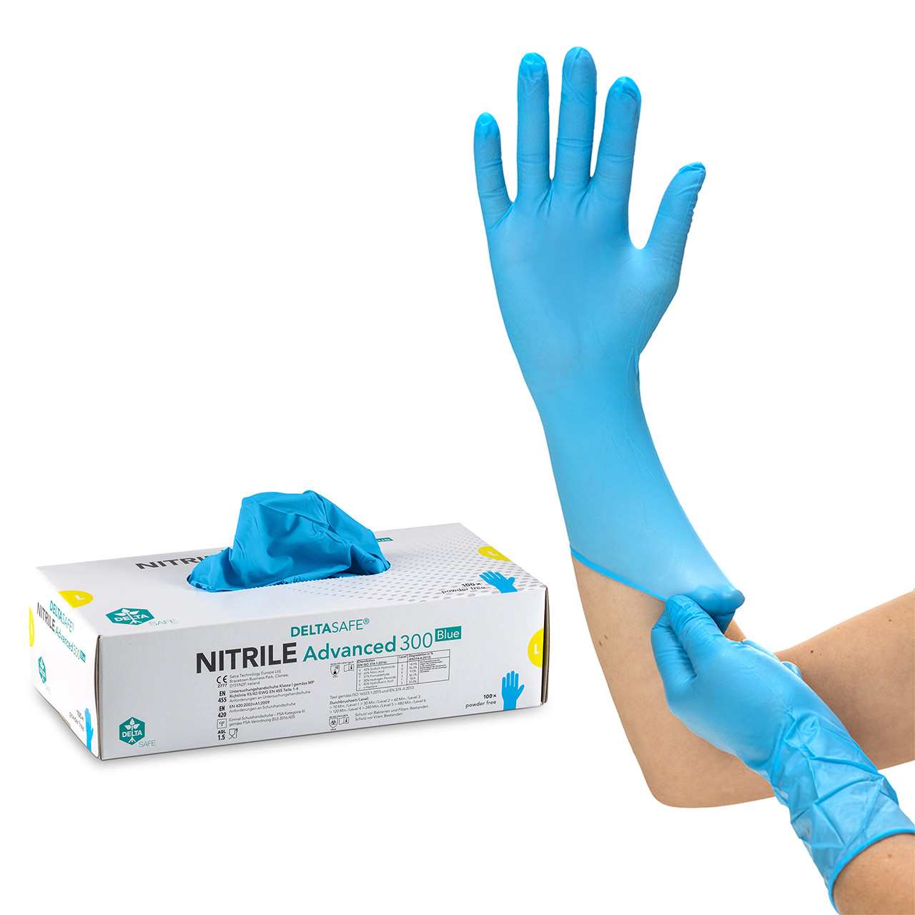 Nitrilhandschuhe - DELTASAFE® NITRILE Advanced, Blue ⇒ online kaufen
